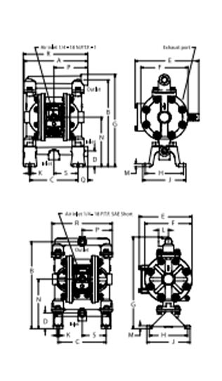 Compact Series 1/2” Metallic Pumps | High Performance in a Small Package