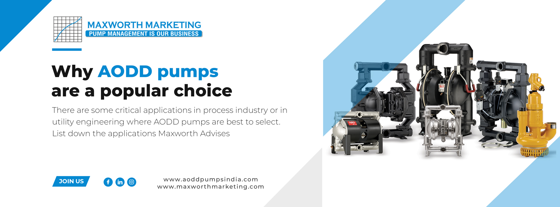 AODD pumps are a popular choice